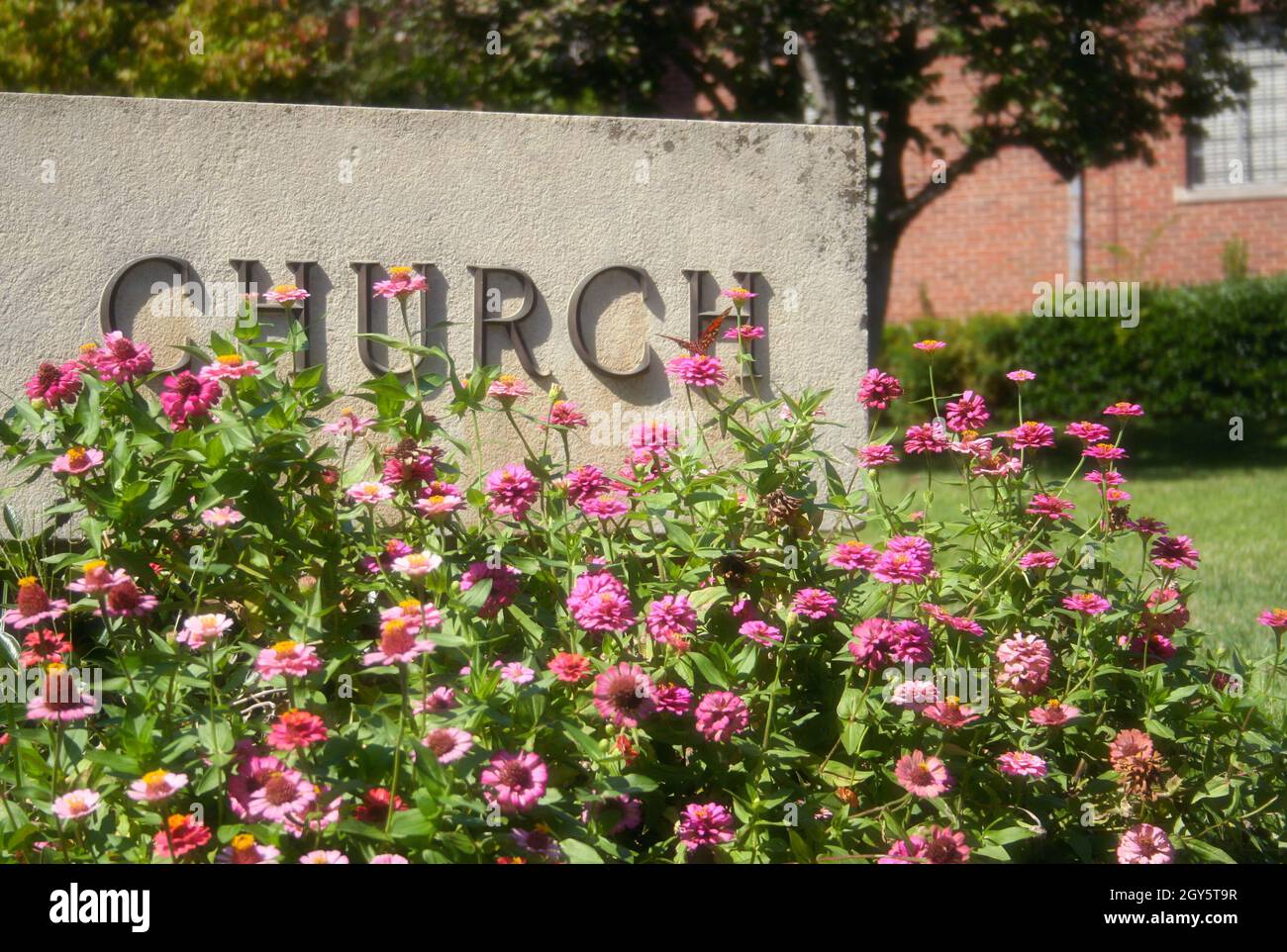 Methodist church sign historic hi-res stock photography and images - Alamy
