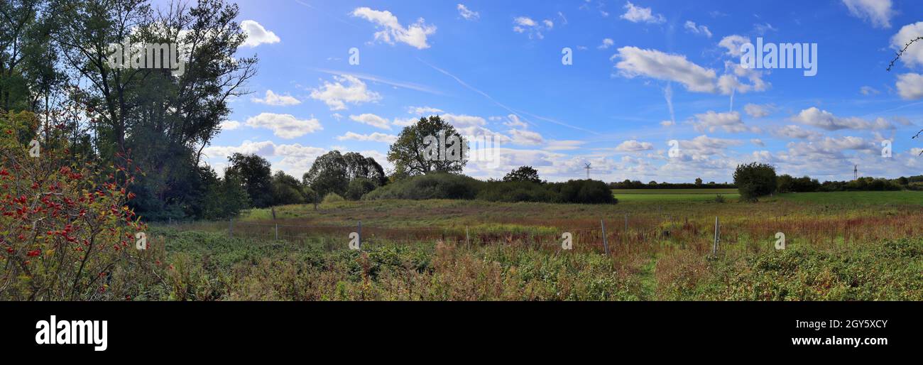 Beautiful high resolution panorama of a northern european country ...