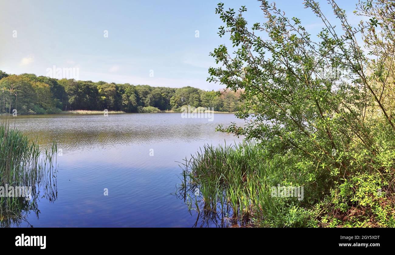 Beautiful high resolution panorama of a northern european country ...