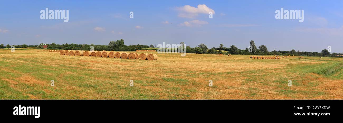 Beautiful high resolution panorama of a northern european country ...
