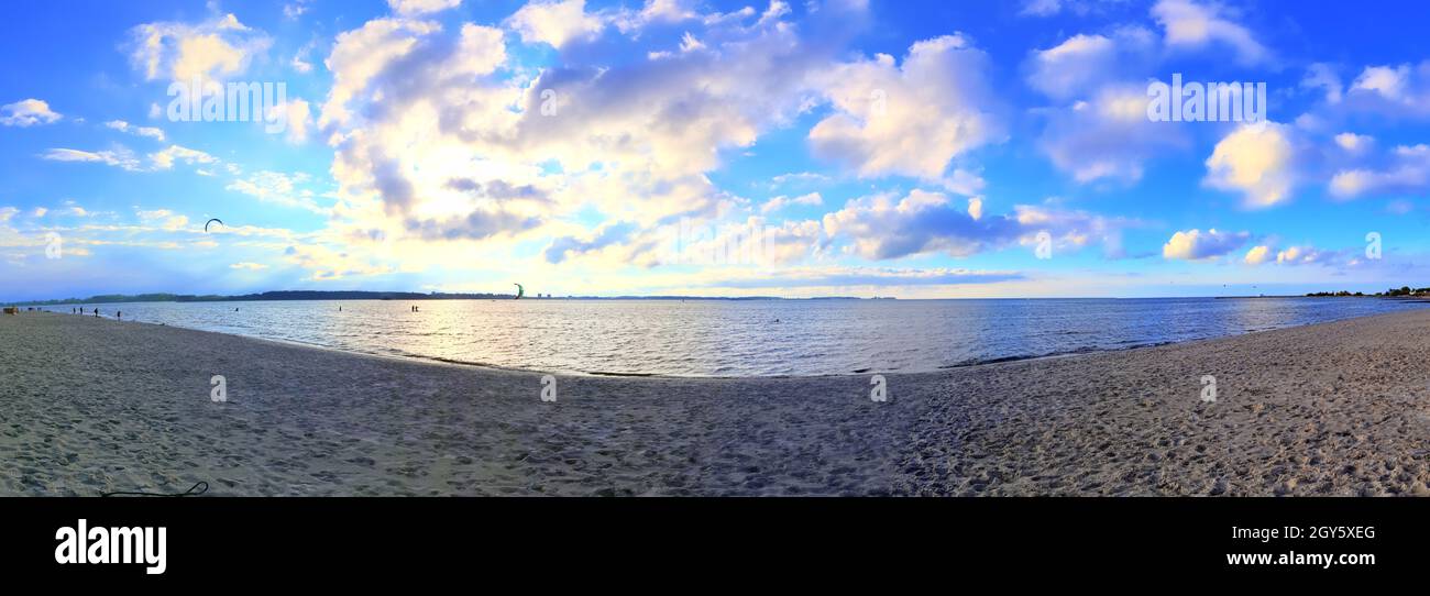 Beautiful high resolution panorama of a northern european country ...
