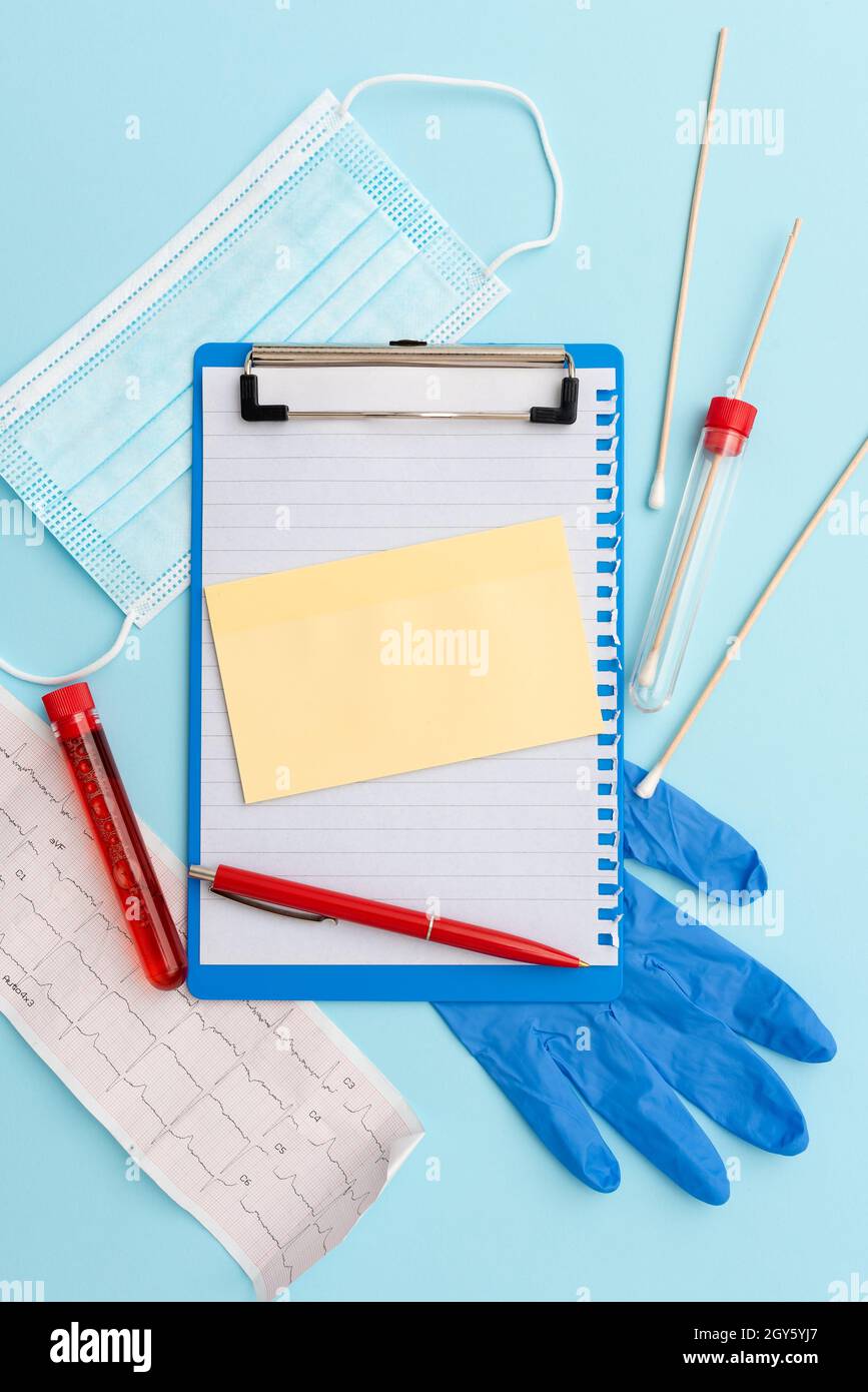 Writing Important Medical Notes Laboratory Testing Of New Virus ...