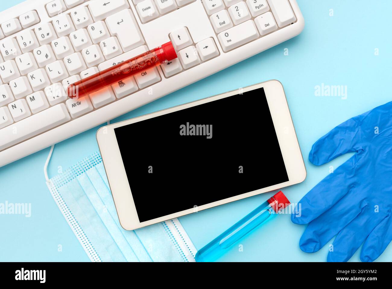 Typing Medical Notes Scientific Studies And Treatment Plans Stock Photo ...