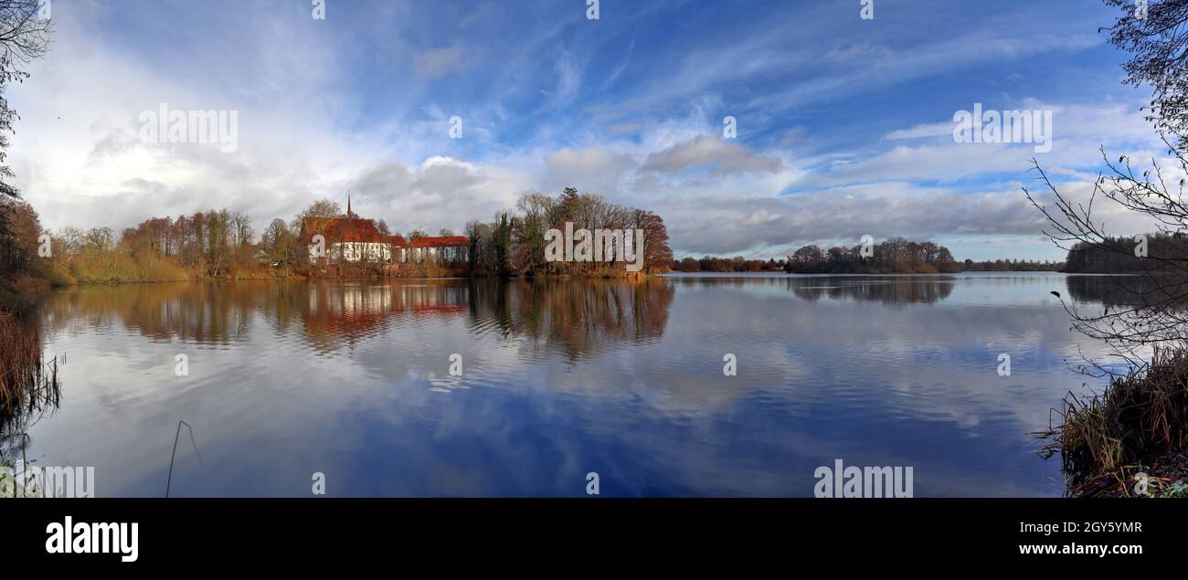 Beautiful high resolution panorama of a northern european country ...