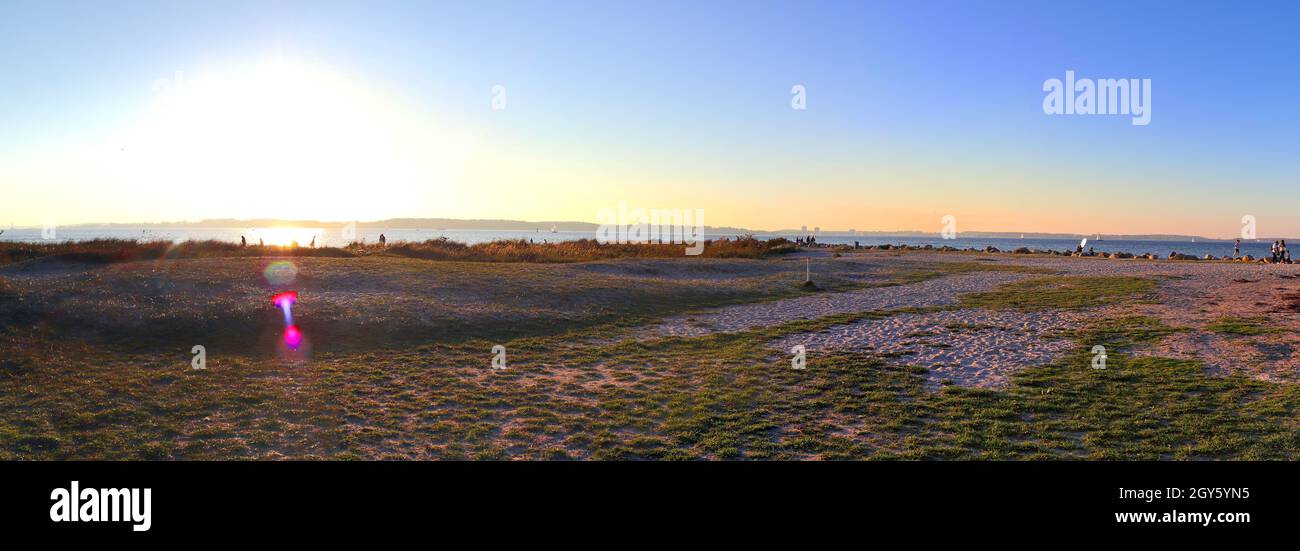 Beautiful high resolution panorama of a northern european country ...