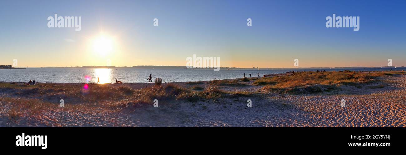 Beautiful high resolution panorama of a northern european country ...