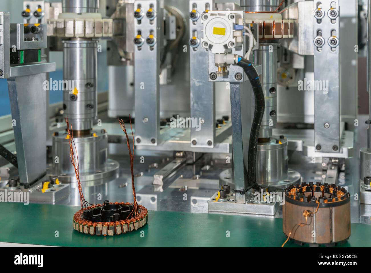 Closeup view of rotator manufacture machine and rotator Stock Photo - Alamy