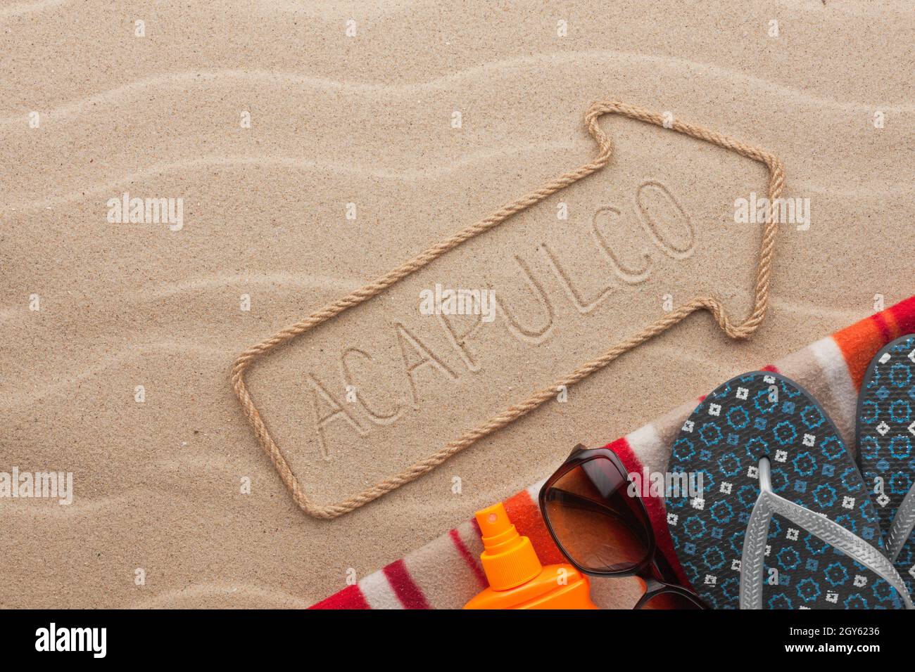 Acapulco sign mexico hi-res stock photography and images - Alamy