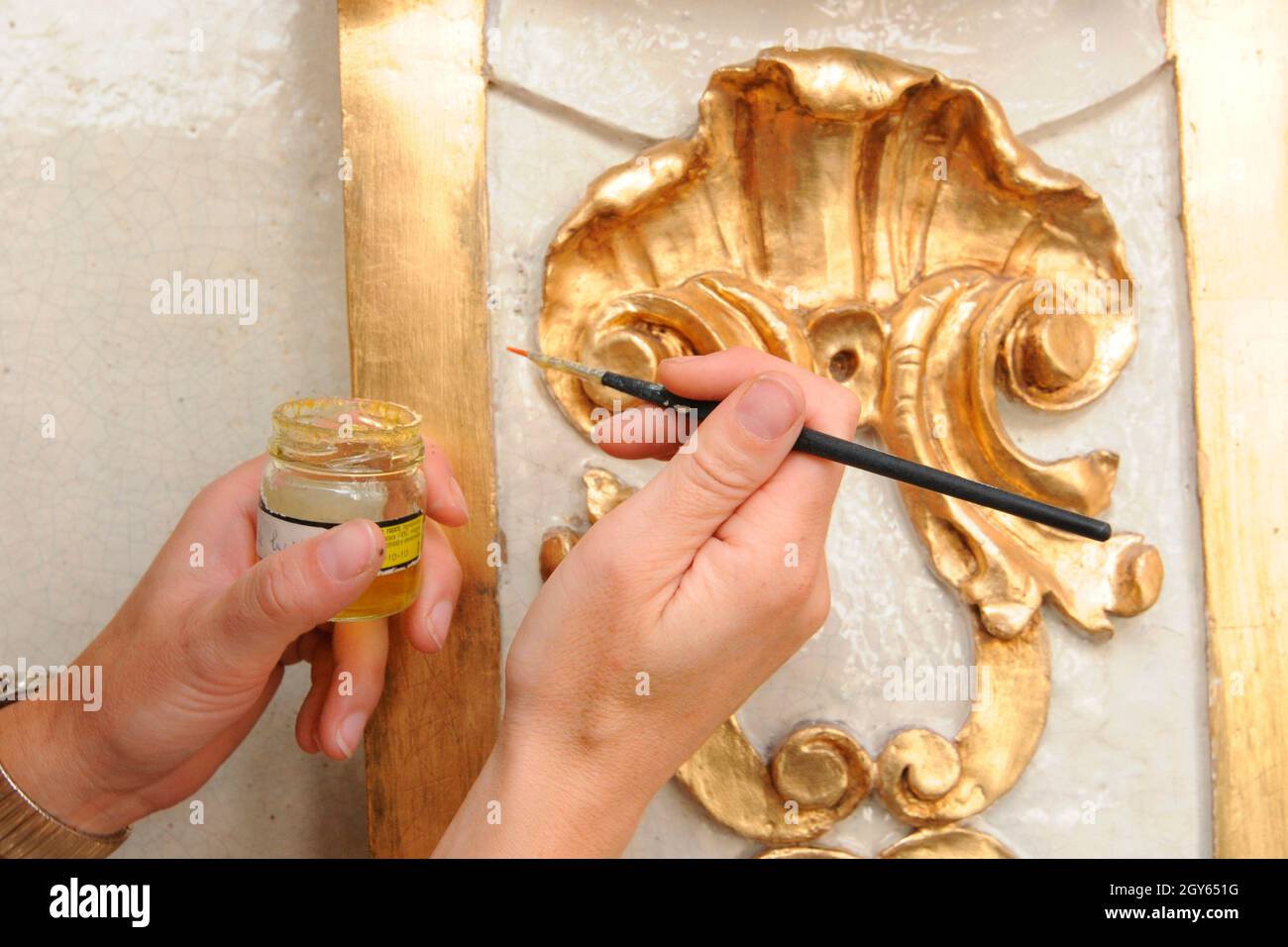 Fresco repair hi-res stock photography and images - Alamy