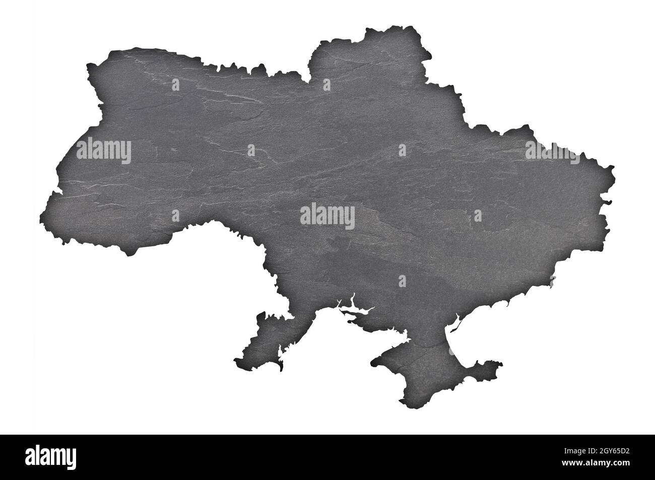 Map of Ukraine on dark slate Stock Photo - Alamy