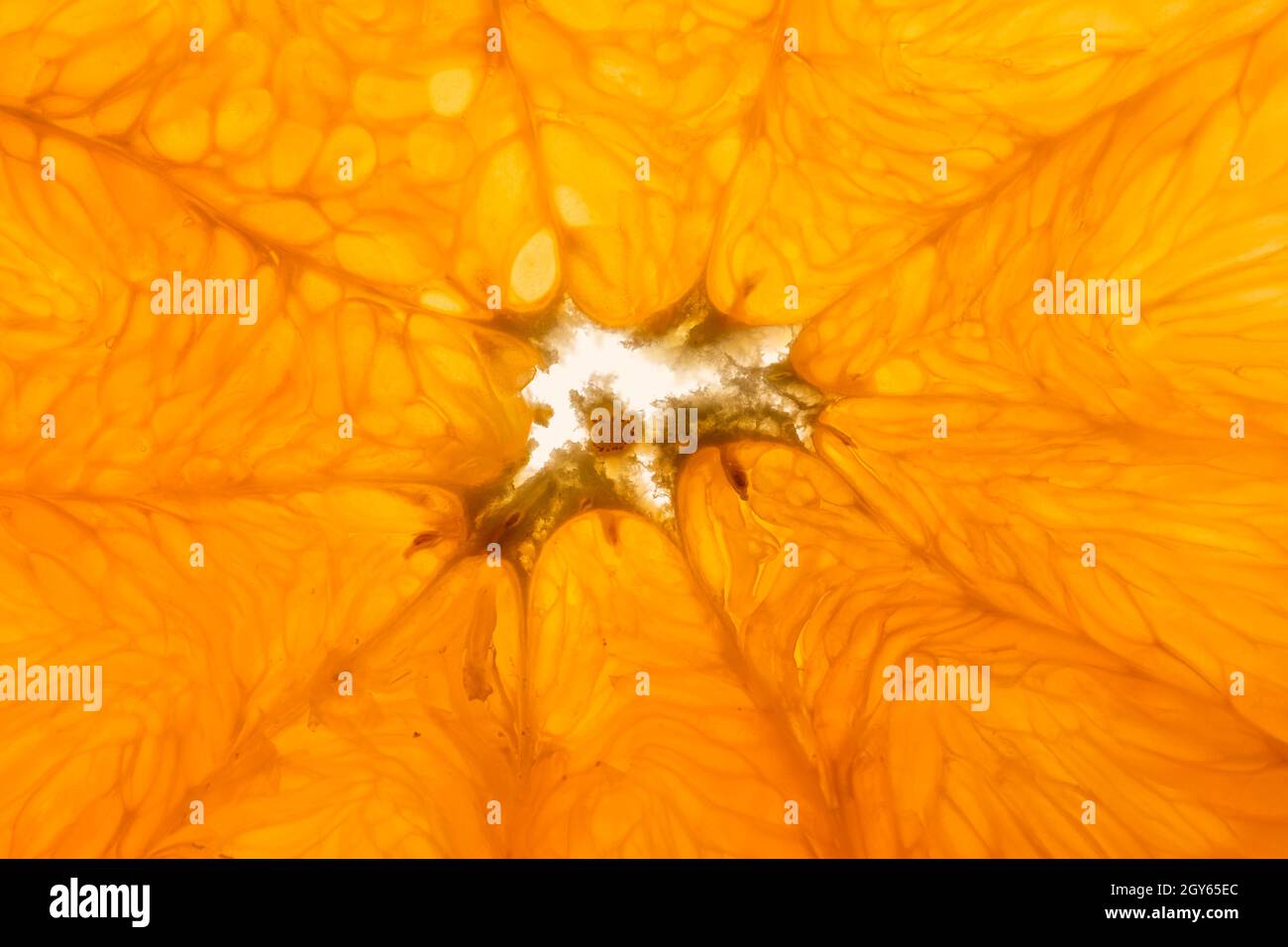 Extreme close-up orange slice pattern Stock Photo - Alamy