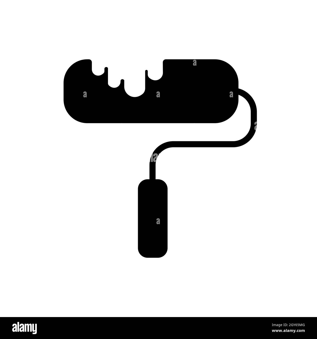 Repair paint logo work tool Black and White Stock Photos & Images - Alamy