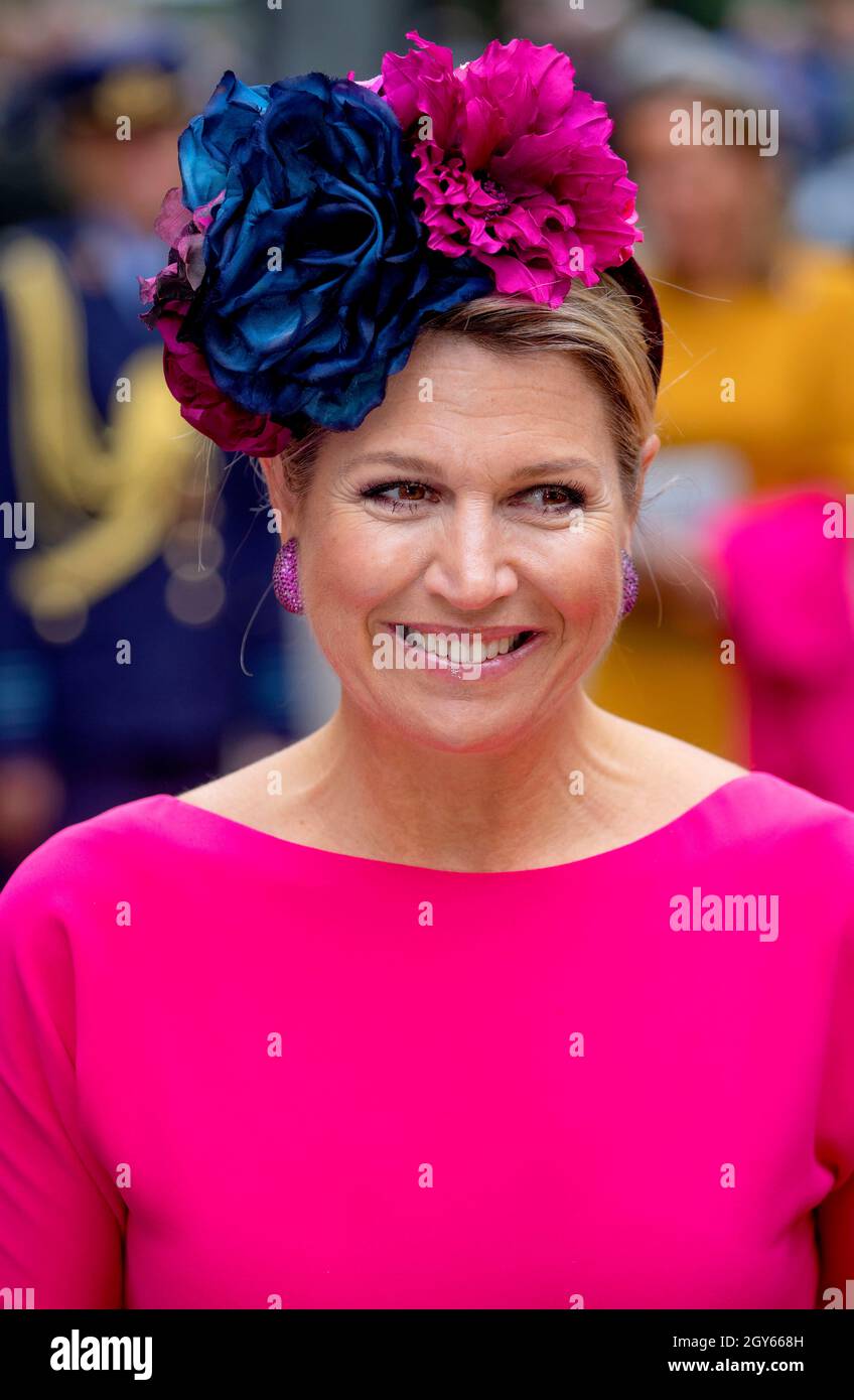 Assen, Netherlands . 07th Oct, 2021. Queen Maxima of The Netherlands ...