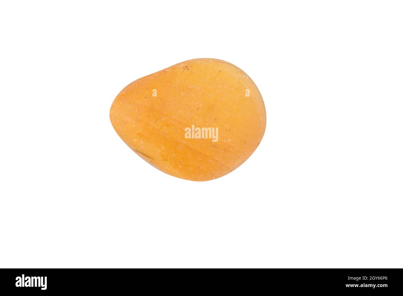 natural yellow stone isolated on white background. High quality photo ...