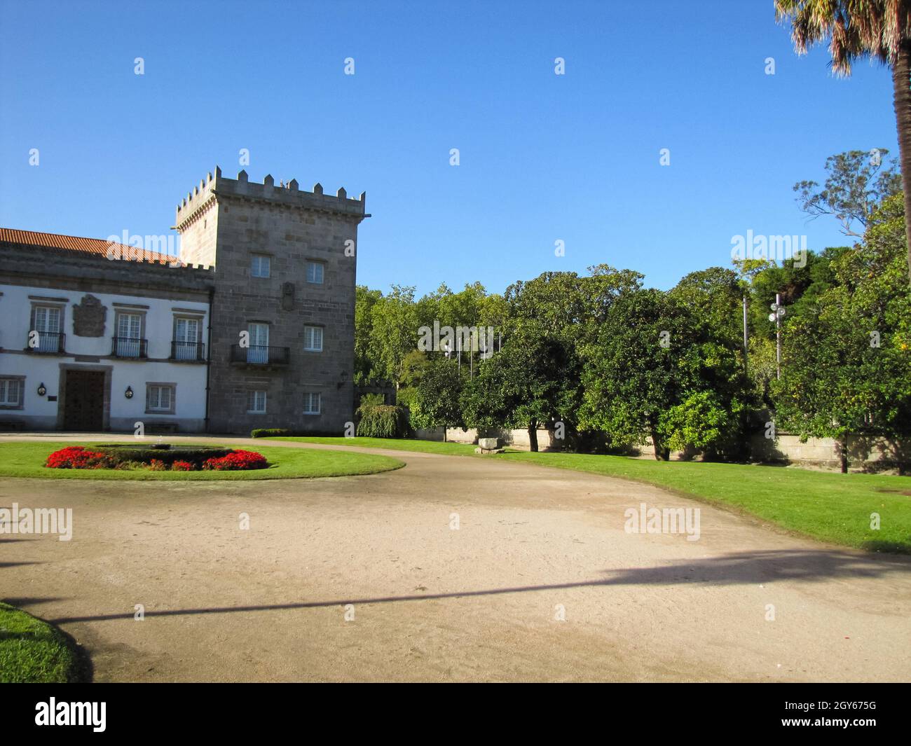 Vigo, Spain - June 12, 2019: Vigo Architecture. Buildings and streets ...