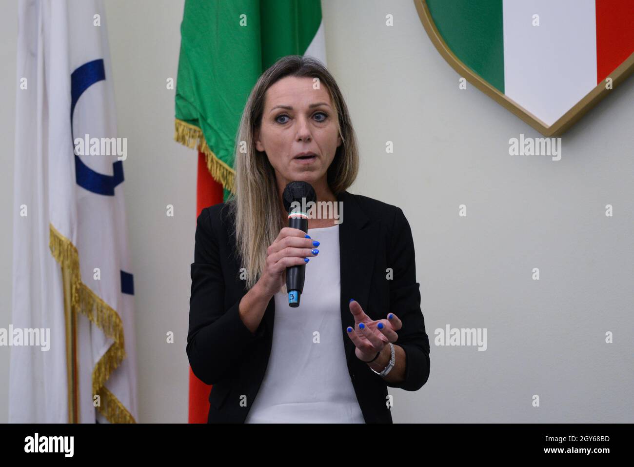 ROME: CONI ceremonies hall, Roma, Italy, October 06, 2021, Valentina ...