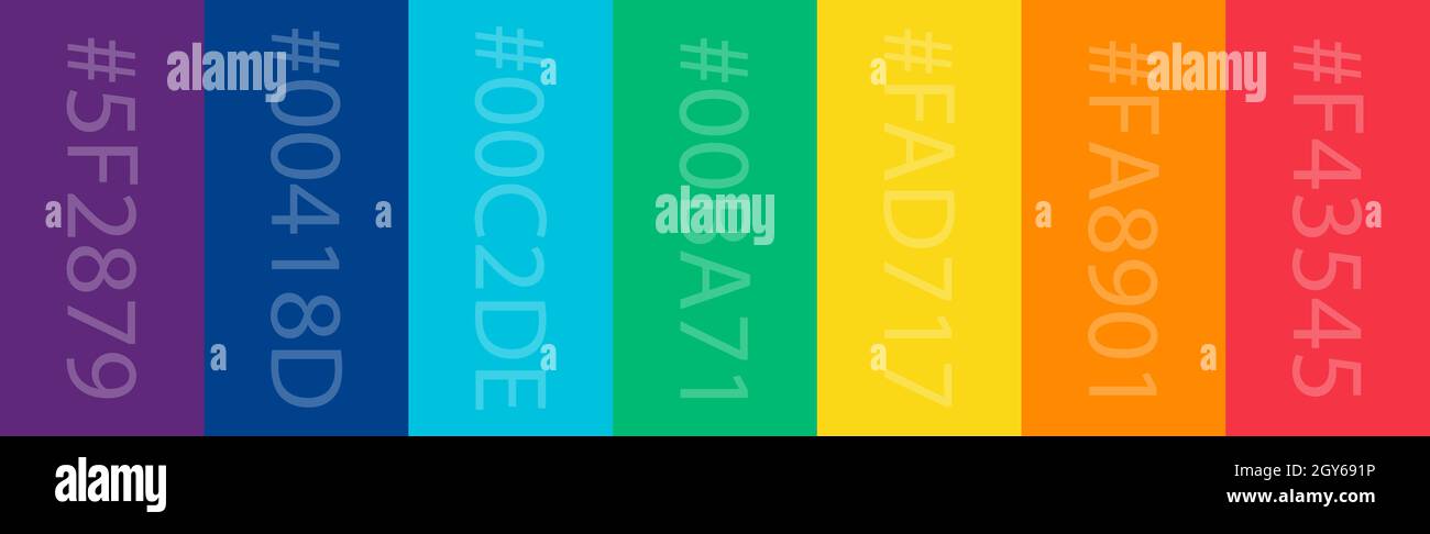 Abstract multicolored rainbow colors, 7 shades, pattern - Vector ...