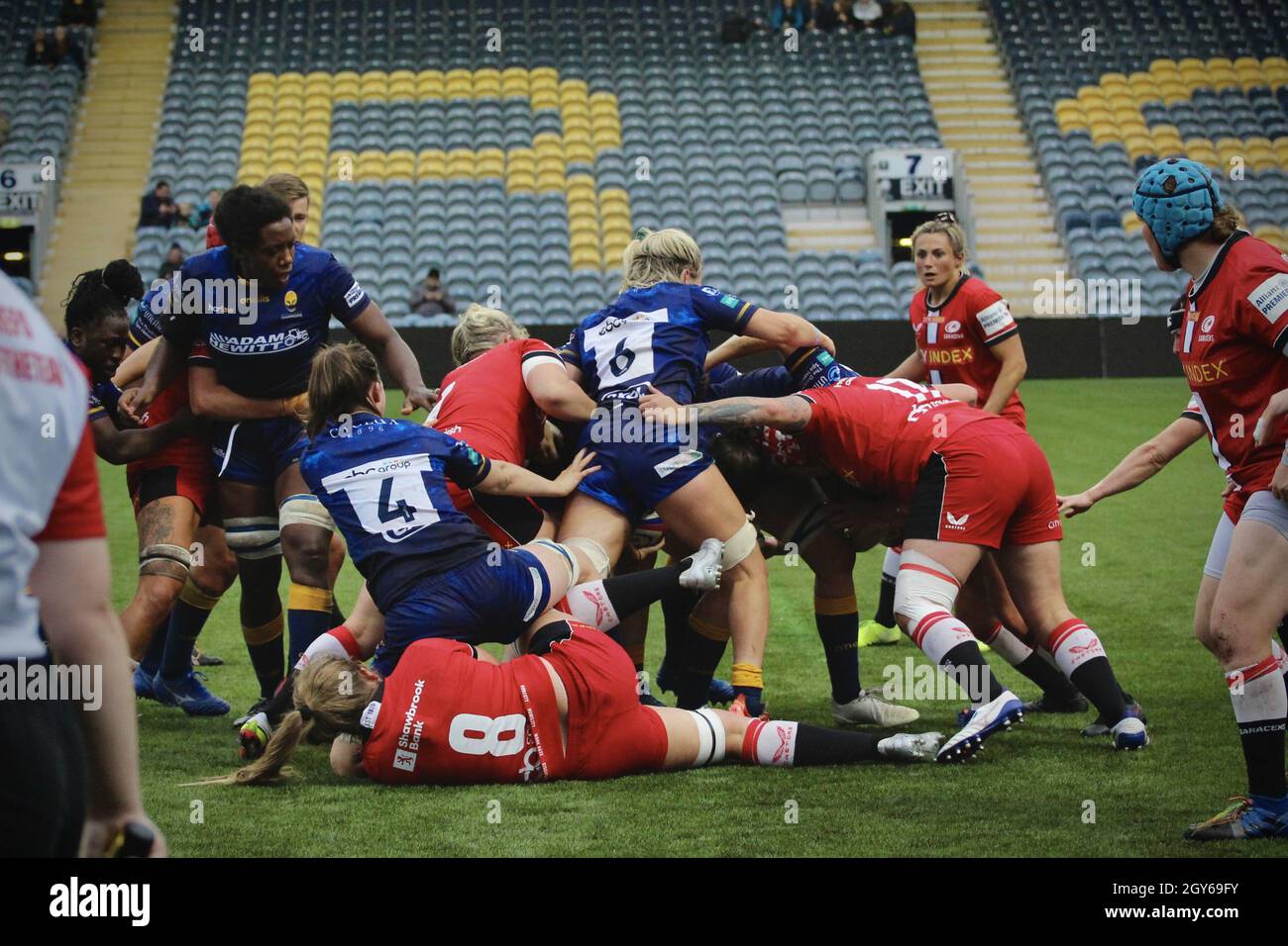 Worcester, UK. 02nd Oct, 2021. During the Worcesters Warriors v ...