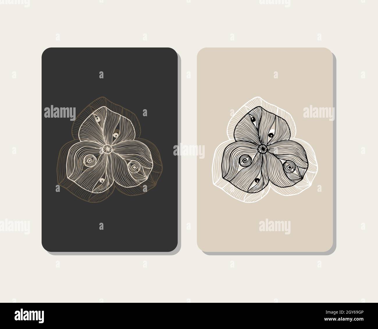 Back side template of cards, fortune telling, tarot, games. Simple ...