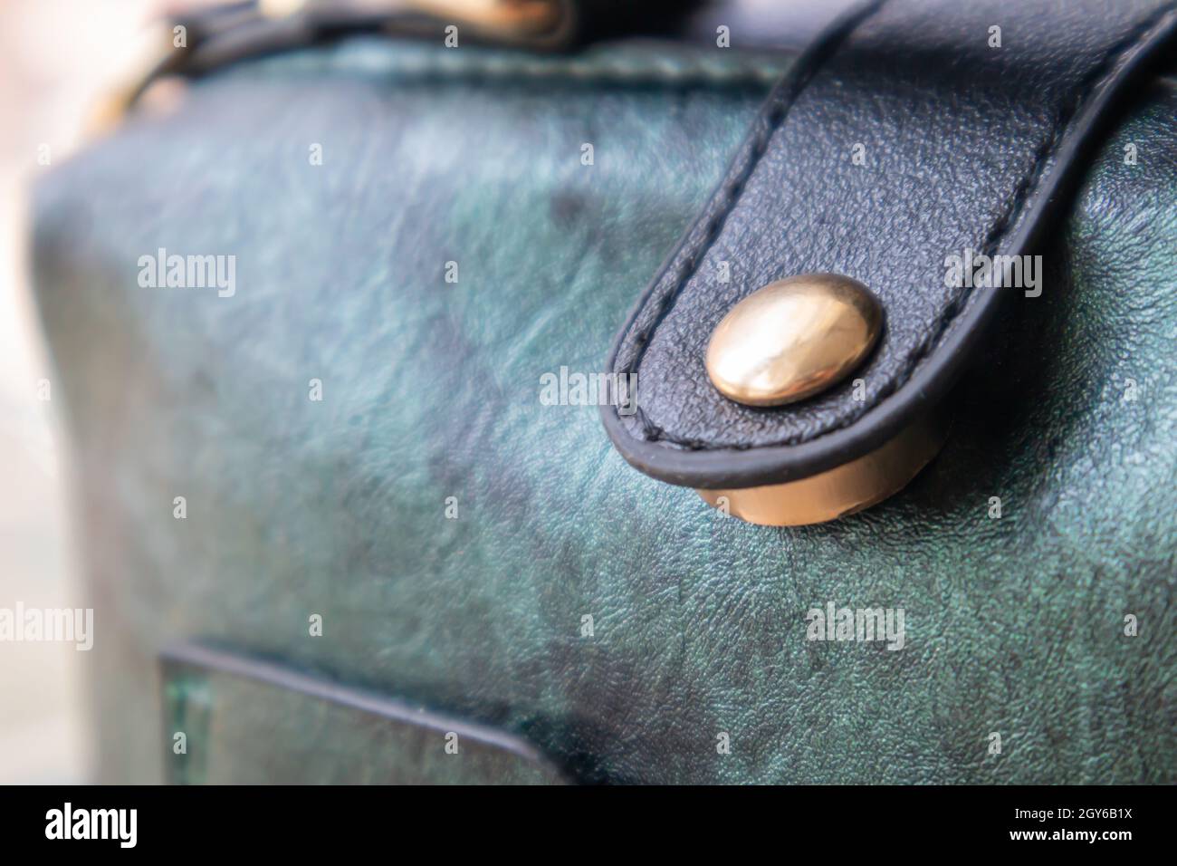 Magnetic button bag hi-res stock photography and images - Alamy