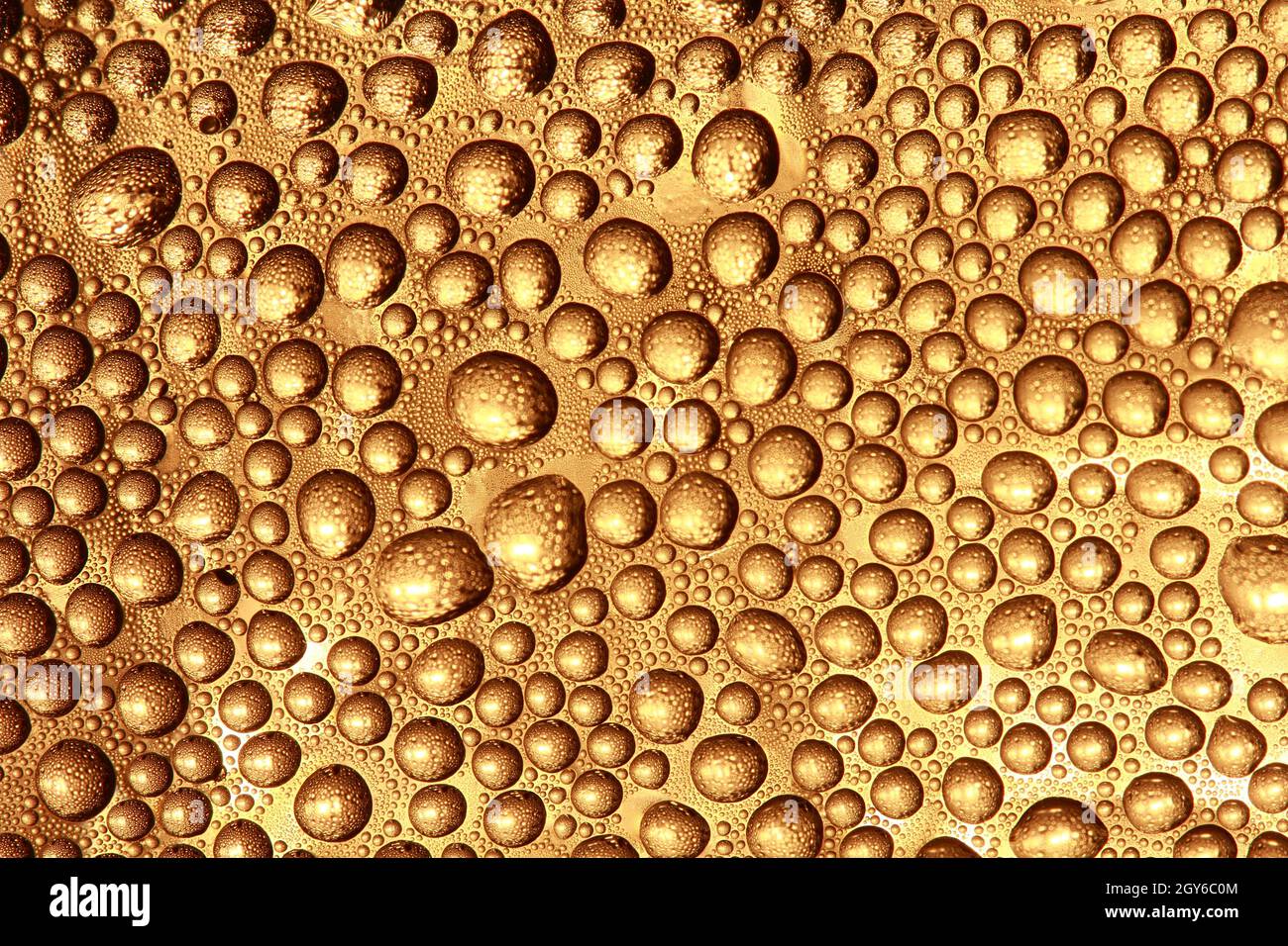 group of drop of water on glass surface Stock Photo - Alamy