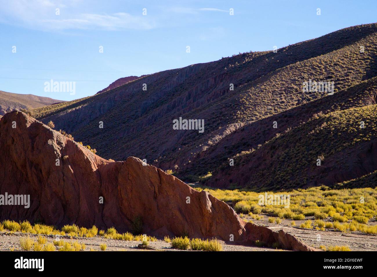 Bolivian mountains landscape,Bolivia.Andean plateau view Stock Photo ...
