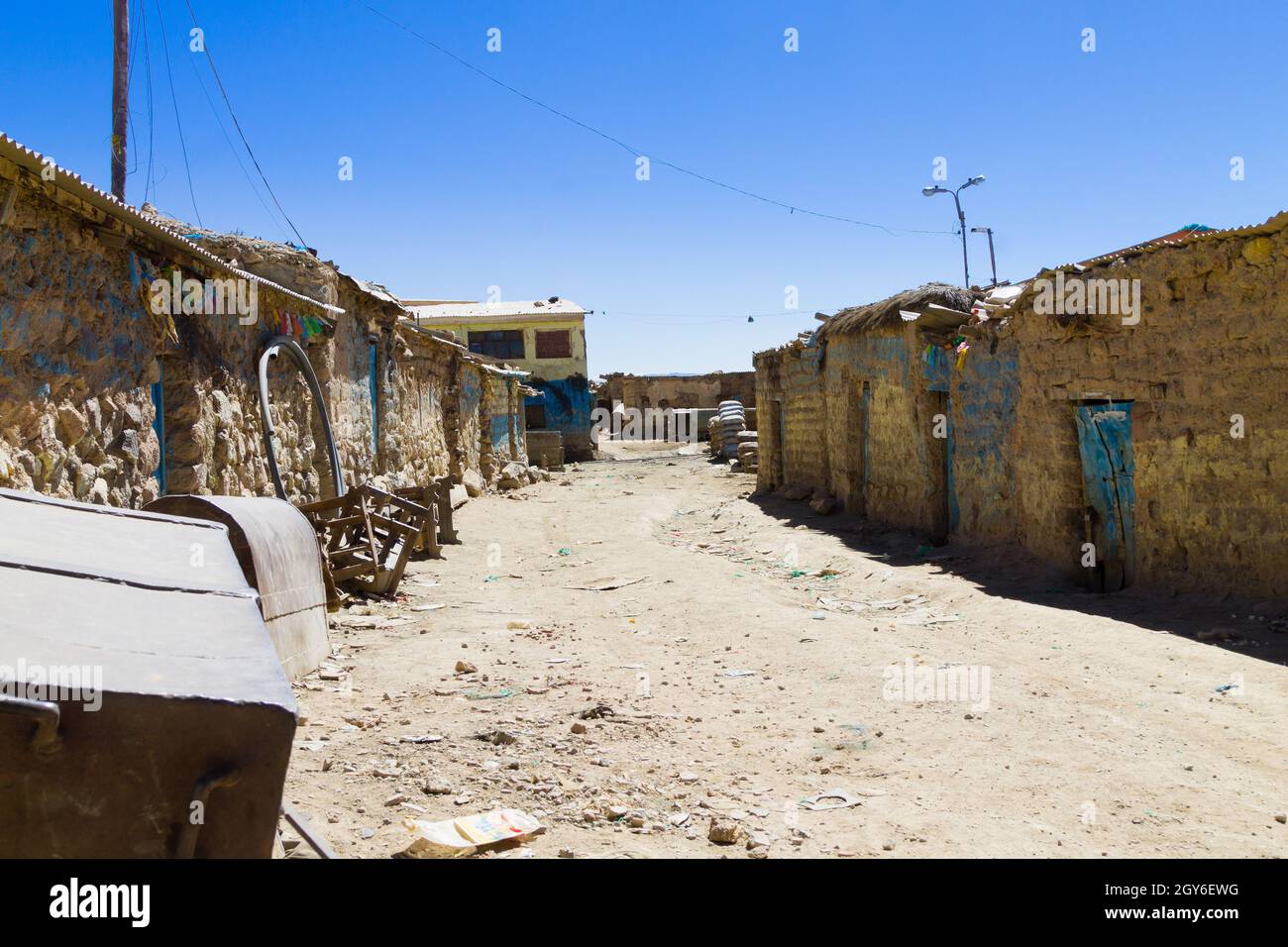Potosi miner houses view,Bolivia. Bolivian mining city Stock Photo - Alamy