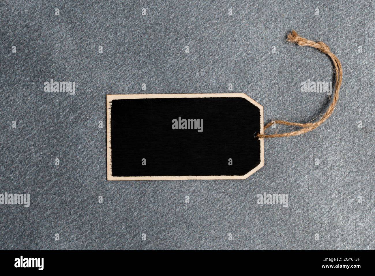 Collection of Blank Empty Sticker Tags Tied With A String For ...