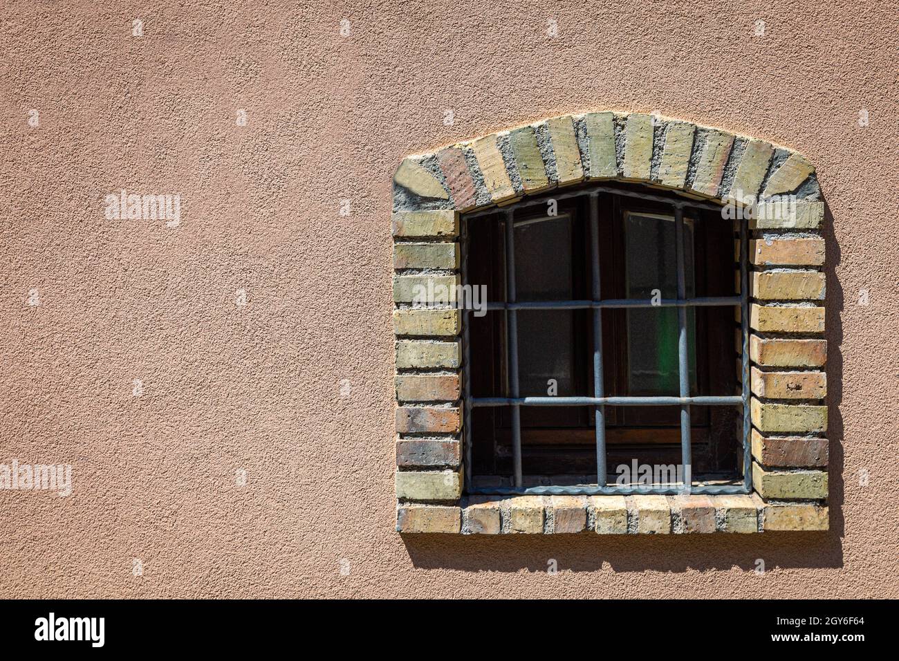 windows in the facades of ancient medieval houses Stock Photo - Alamy