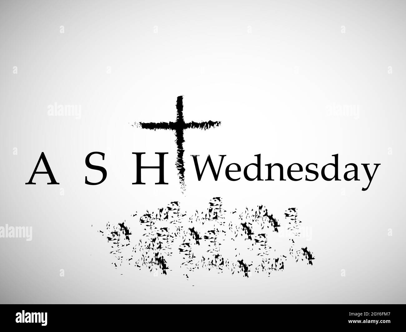 Ash Wednesday background Stock Photo - Alamy