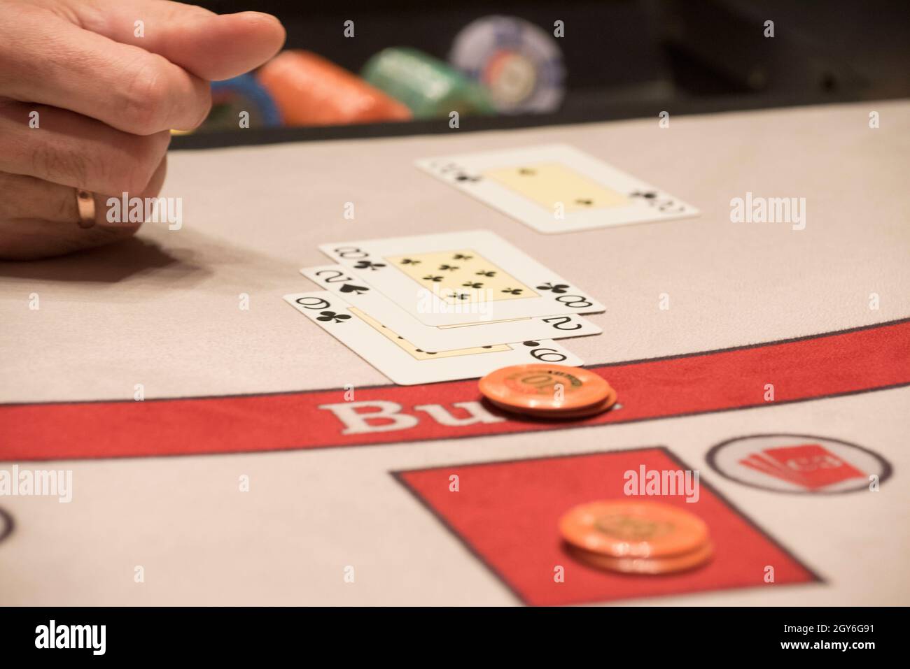 Black jack card hi-res stock photography and images - Alamy