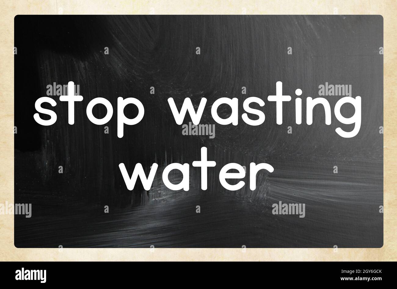 stop wasting water Stock Photo - Alamy