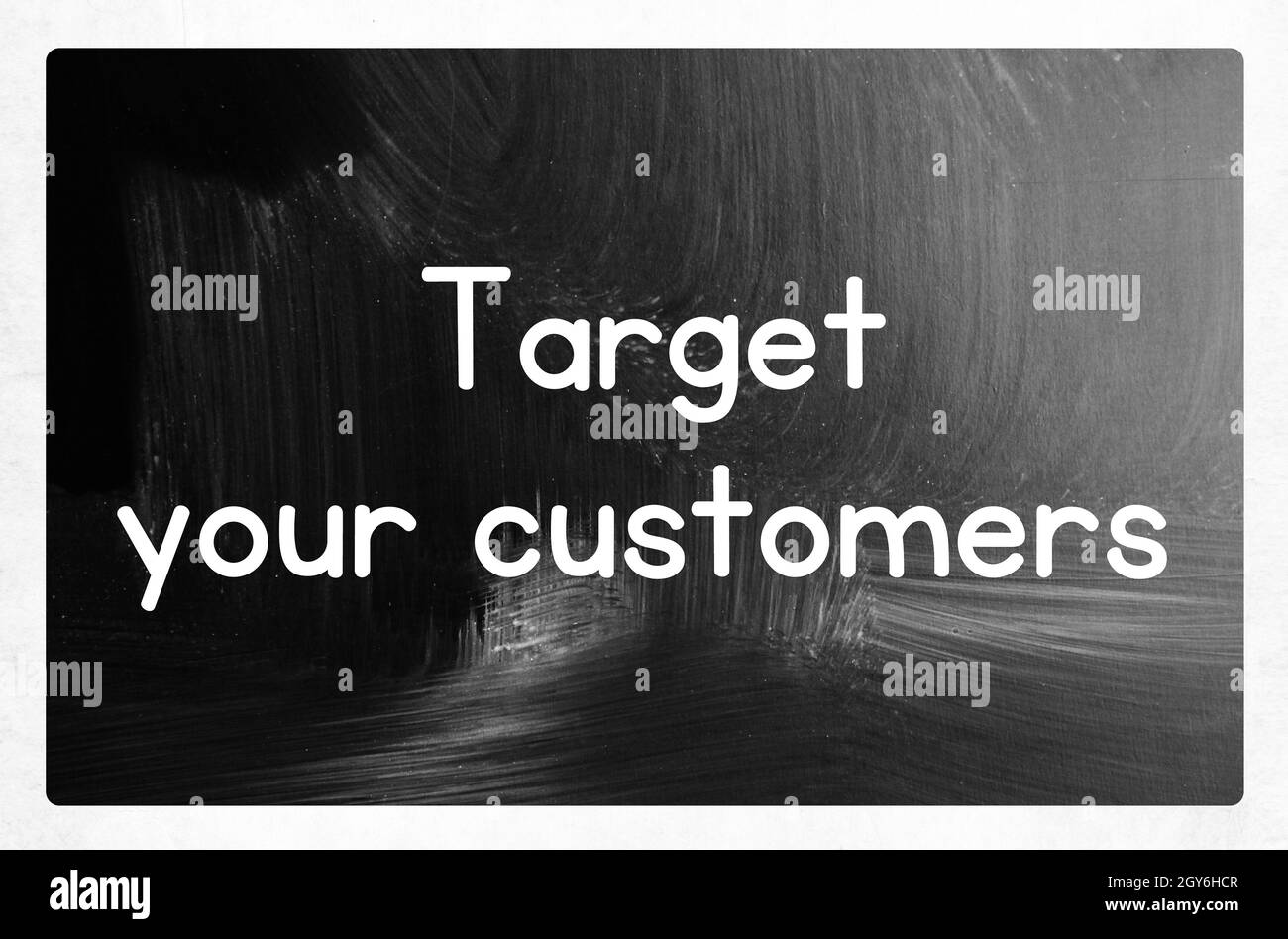 target your customers concept Stock Photo - Alamy