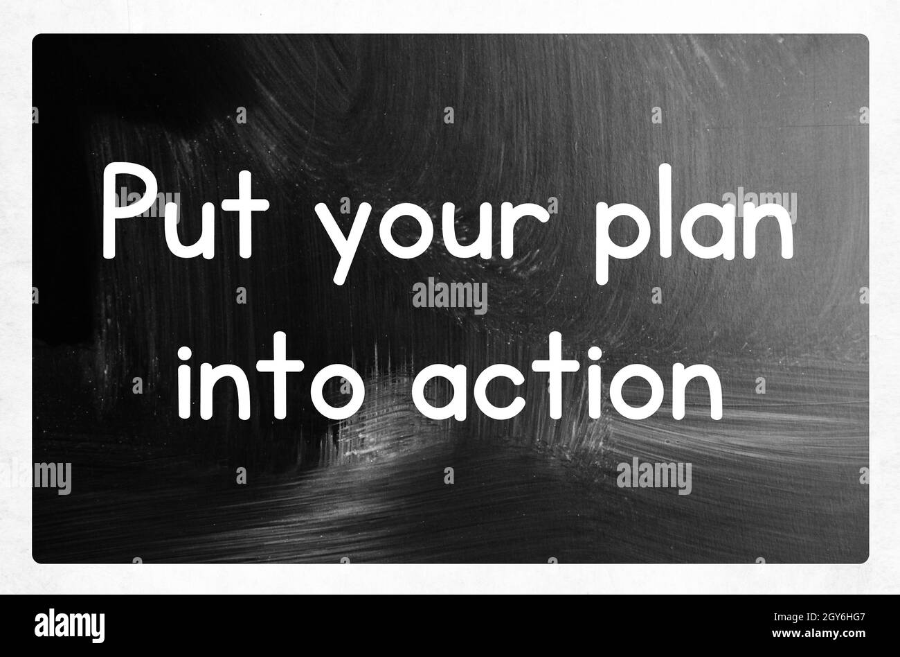 put your plan into action Stock Photo - Alamy