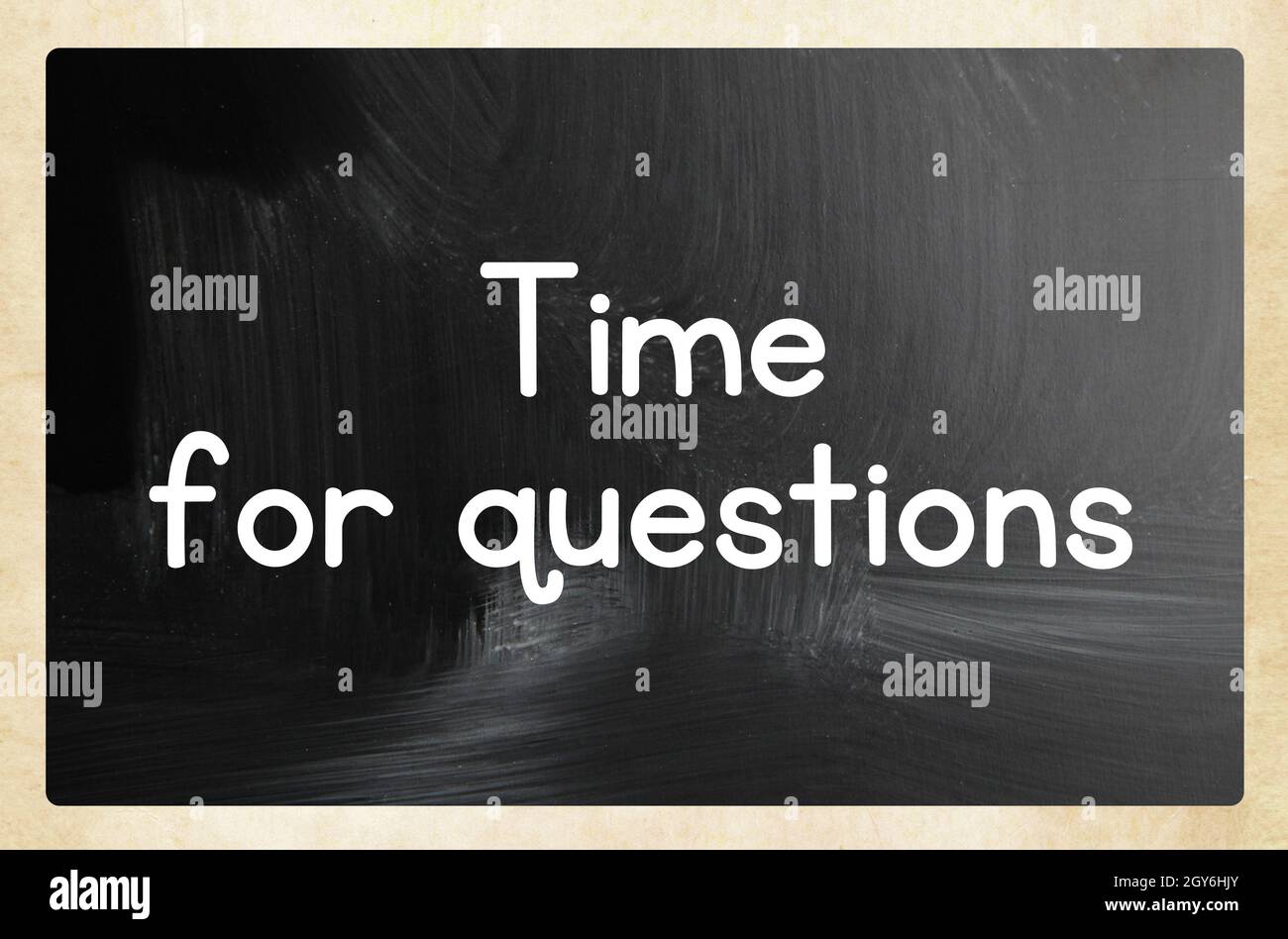 time for questions concept Stock Photo - Alamy