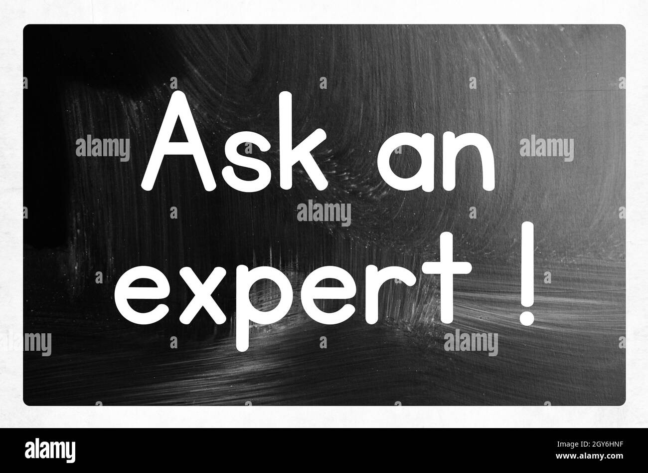 ask an expert concept Stock Photo - Alamy