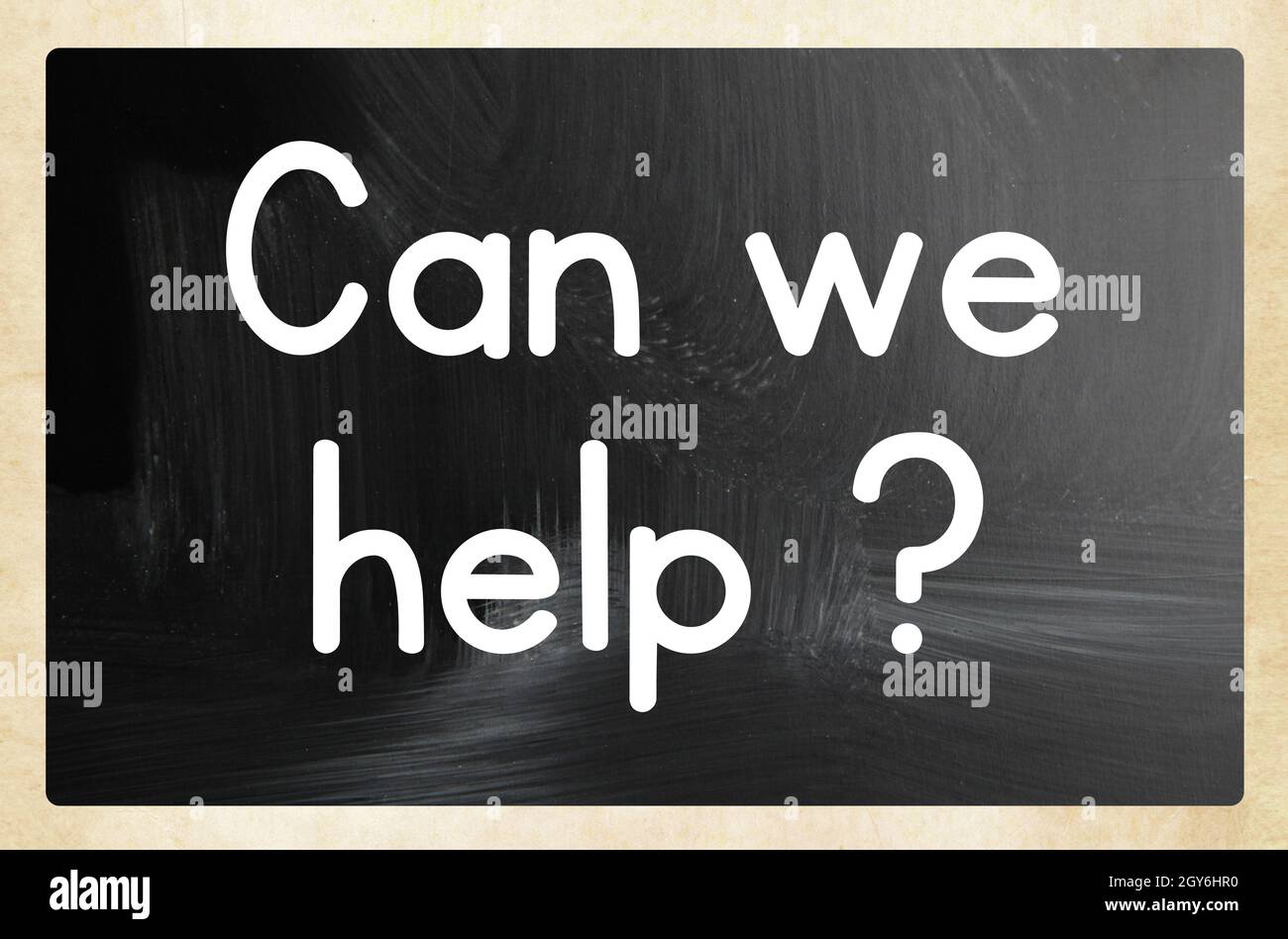 can we help concept Stock Photo - Alamy