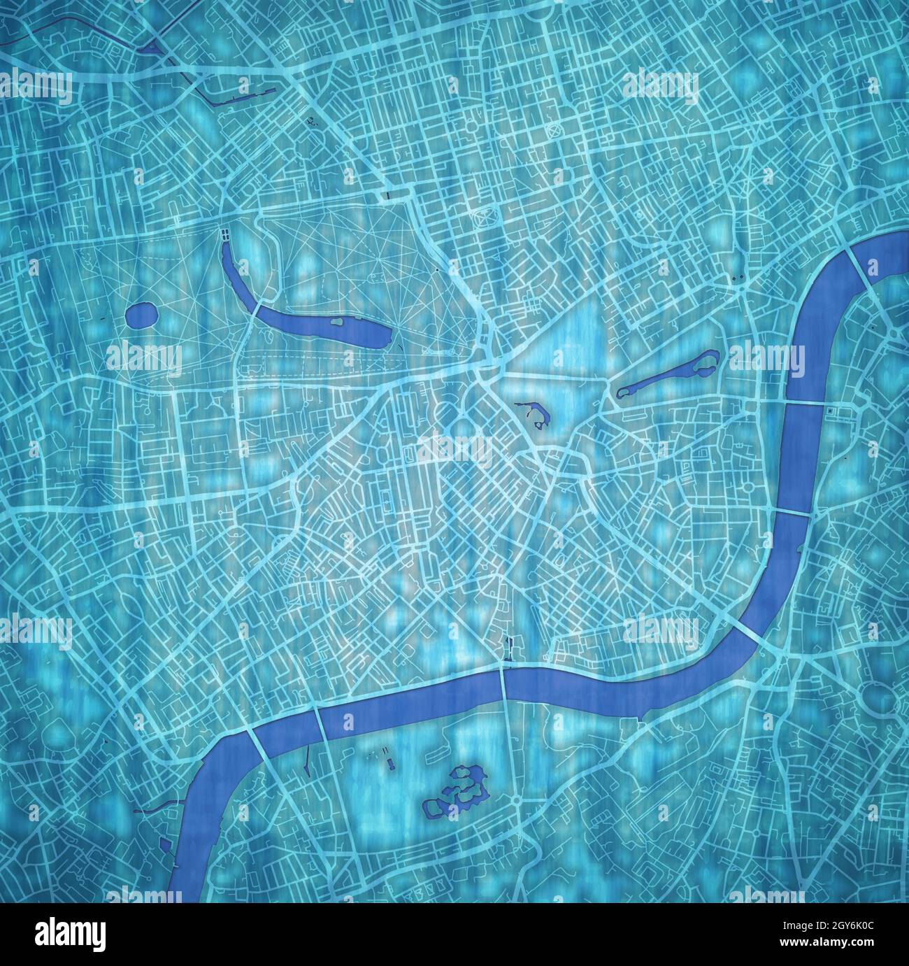 coat of arms over vintage style map of roads in city center of London ...