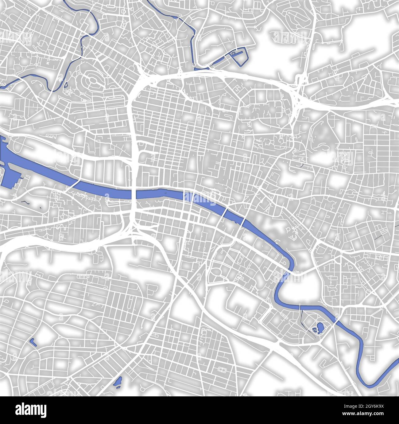 Street Map Glasgow Scotland Glasgow City Centre Street Map– I Love