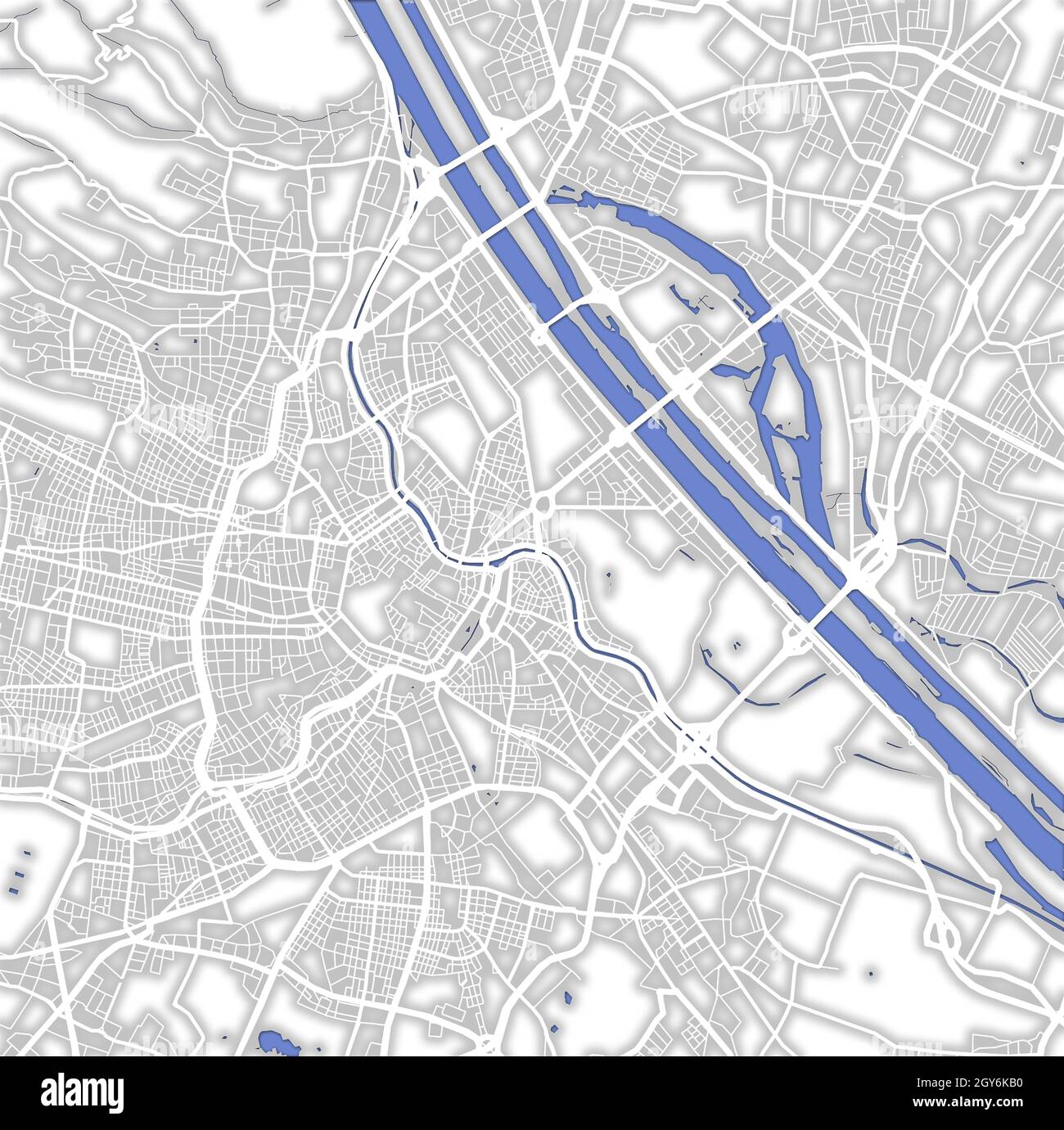 Old map vienna center hi-res stock photography and images - Alamy