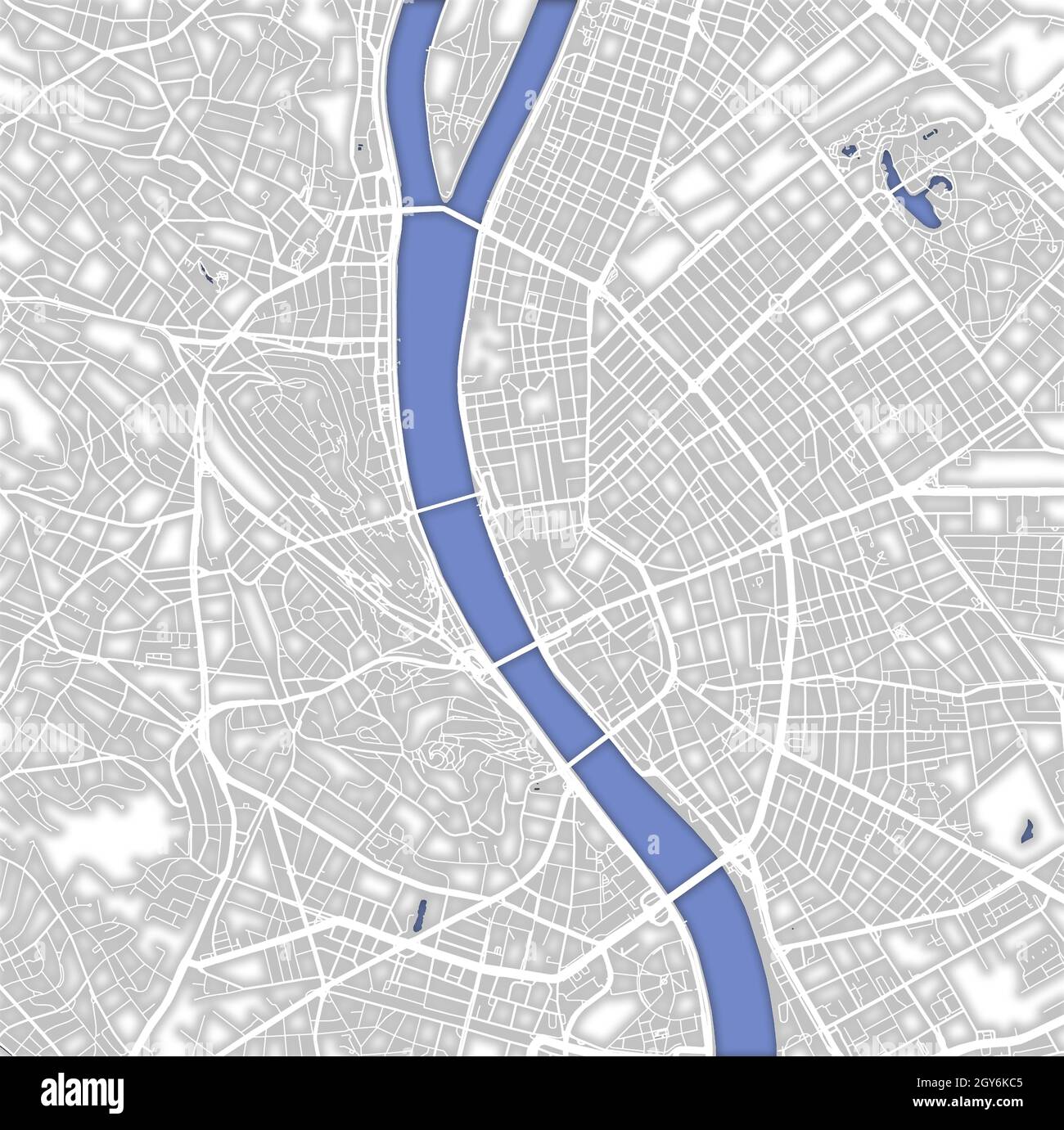 Budapest map old style hi-res stock photography and images - Alamy