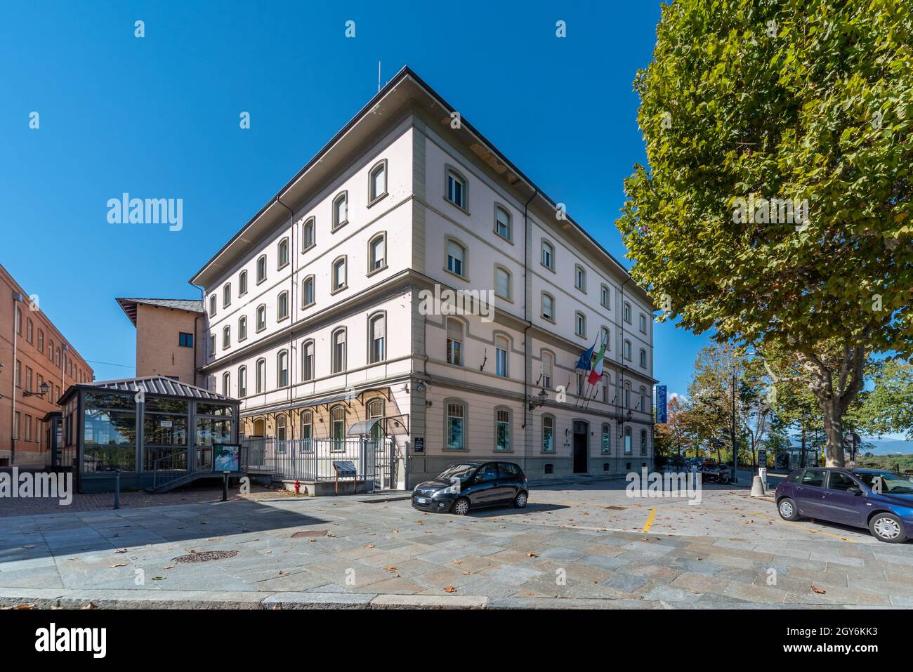 Cuneo, Piedmont, Italy - October 6, 2021: The building of the Cuneo ...