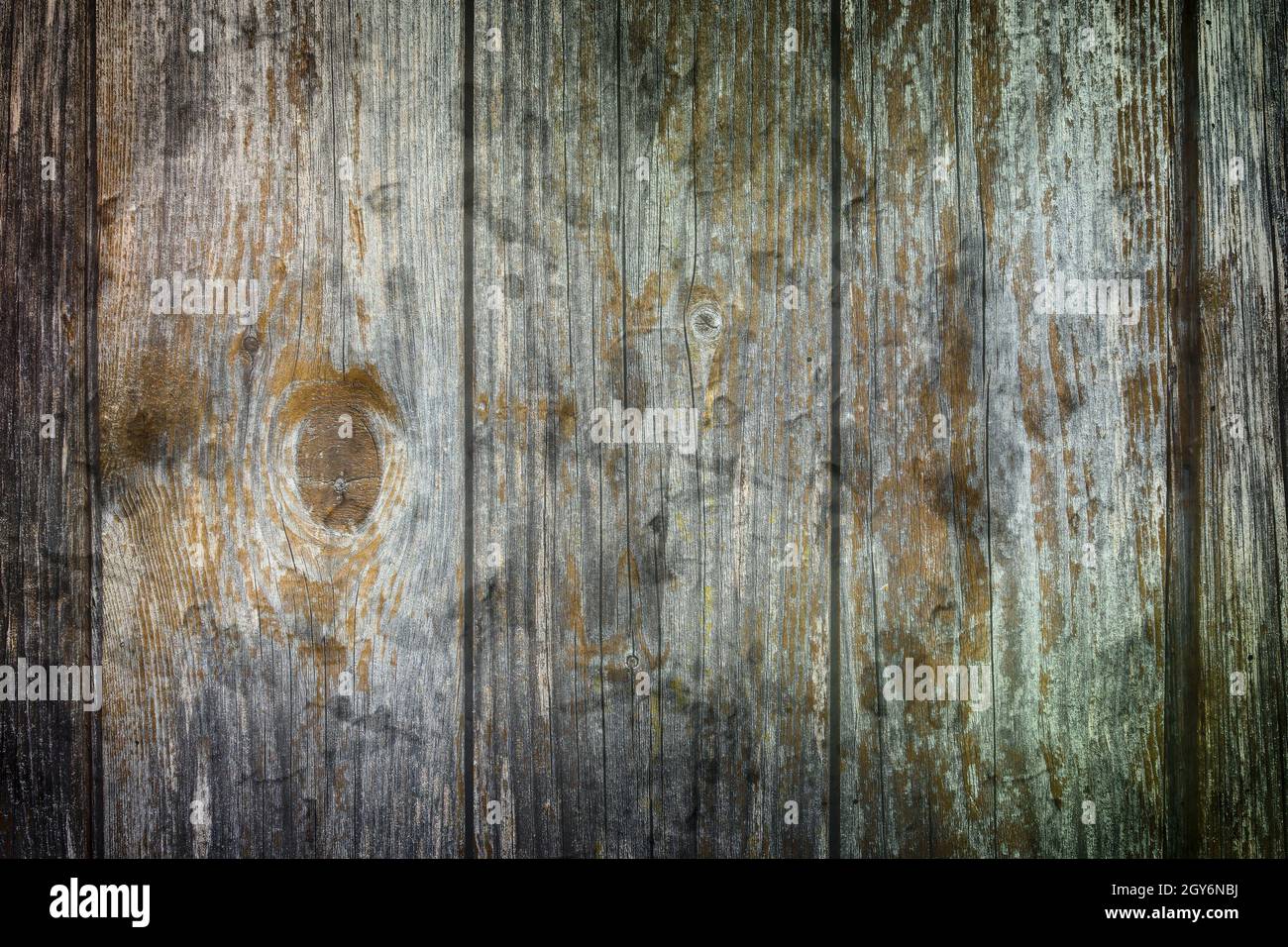 Old and weathered vintage wooden plank background with scratches Stock ...