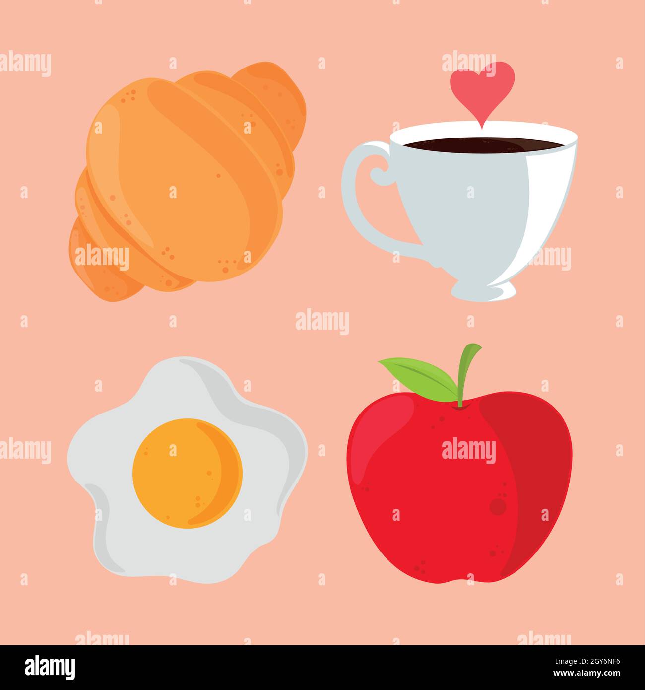 breakfast morning food Stock Vector Image & Art - Alamy