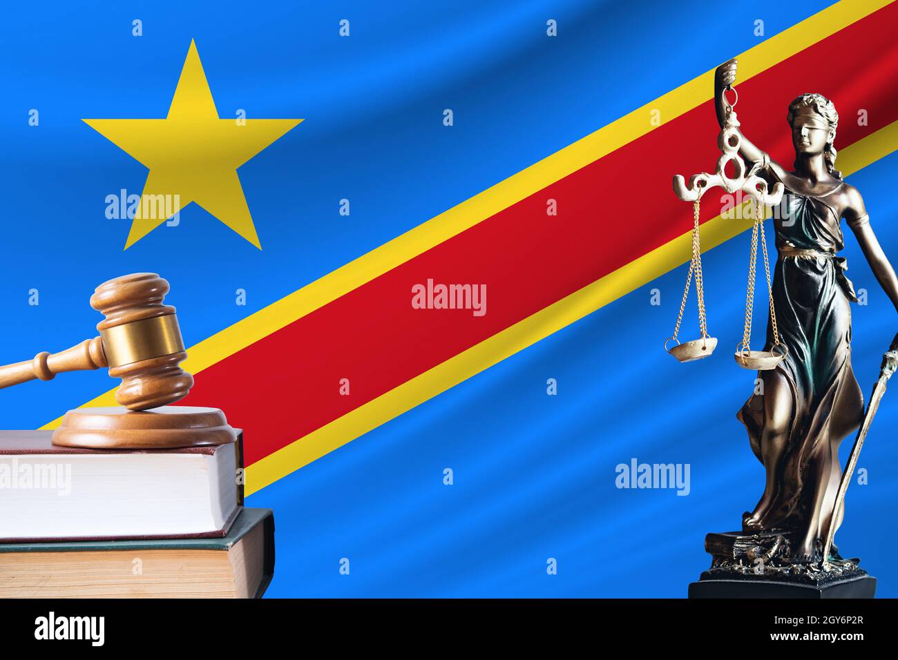 Law and justice in Democratic Republic of the Congo Statue of themis ...