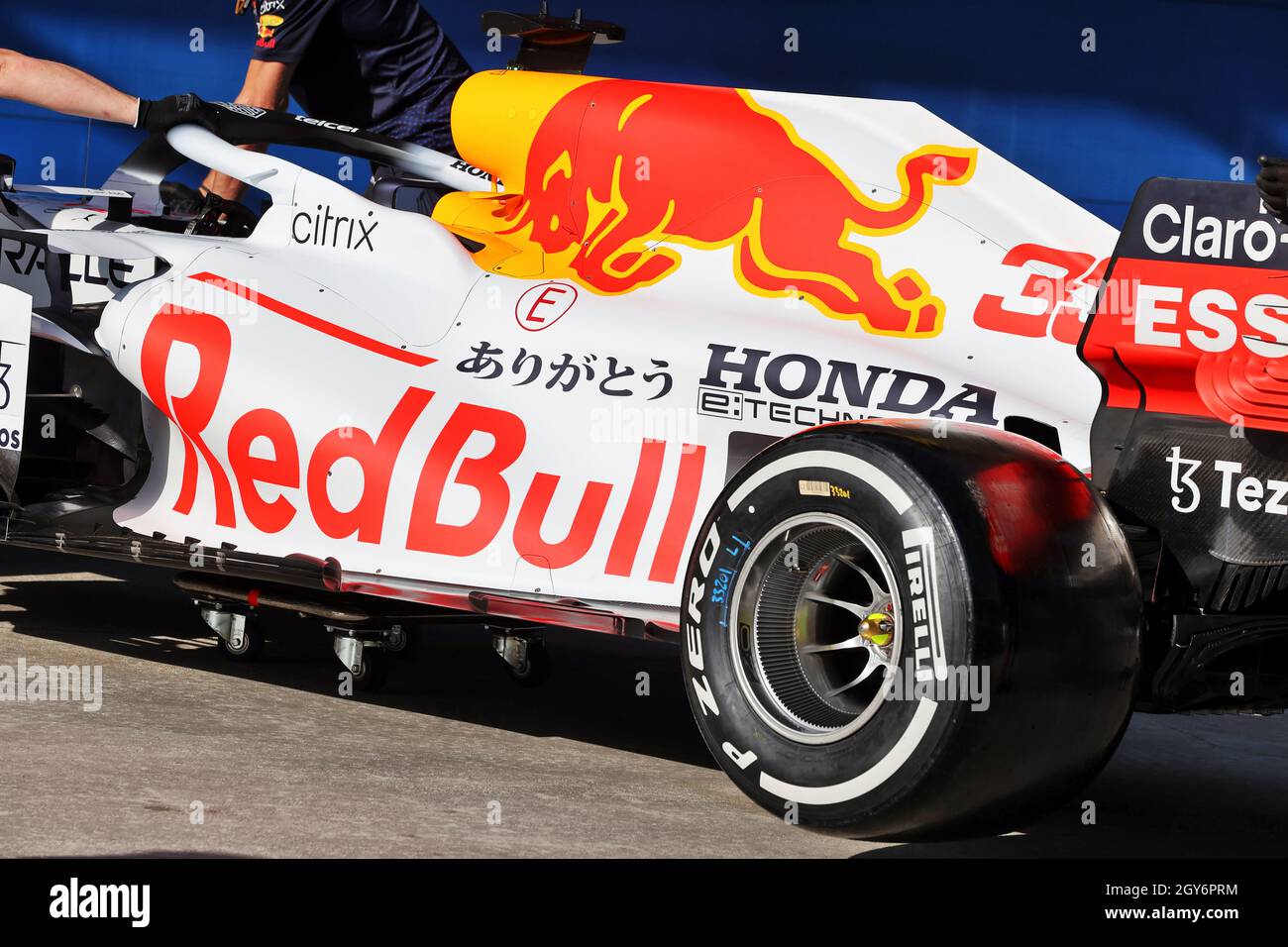 Red bull racing rb16b honda hi-res stock photography and images - Alamy