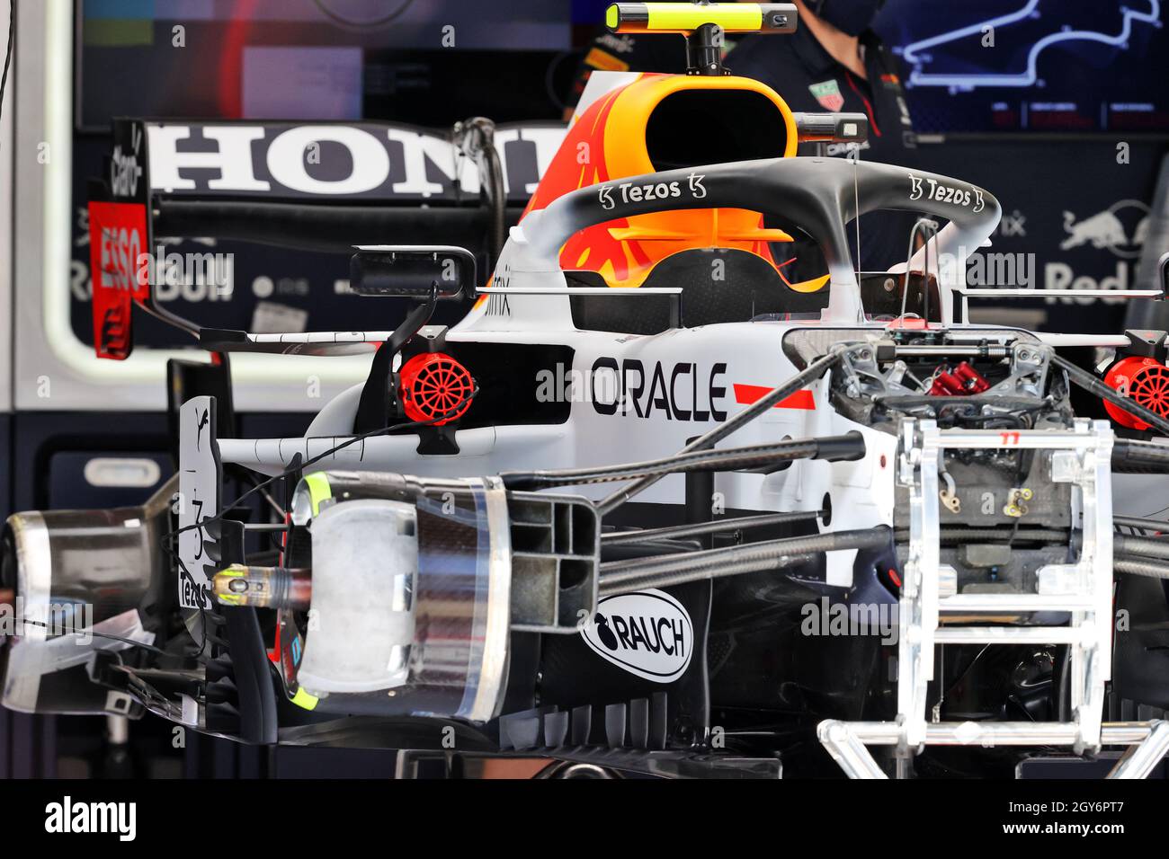 Istanbul, Turkey. 07th Oct, 2021. Red Bull Racing RB16B - Honda tribute ...