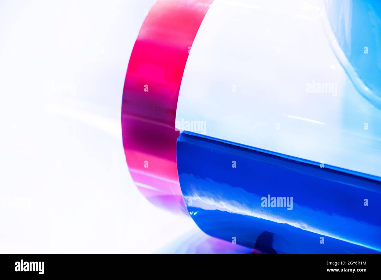 Bottom details of space rocket engine Stock Photo - Alamy