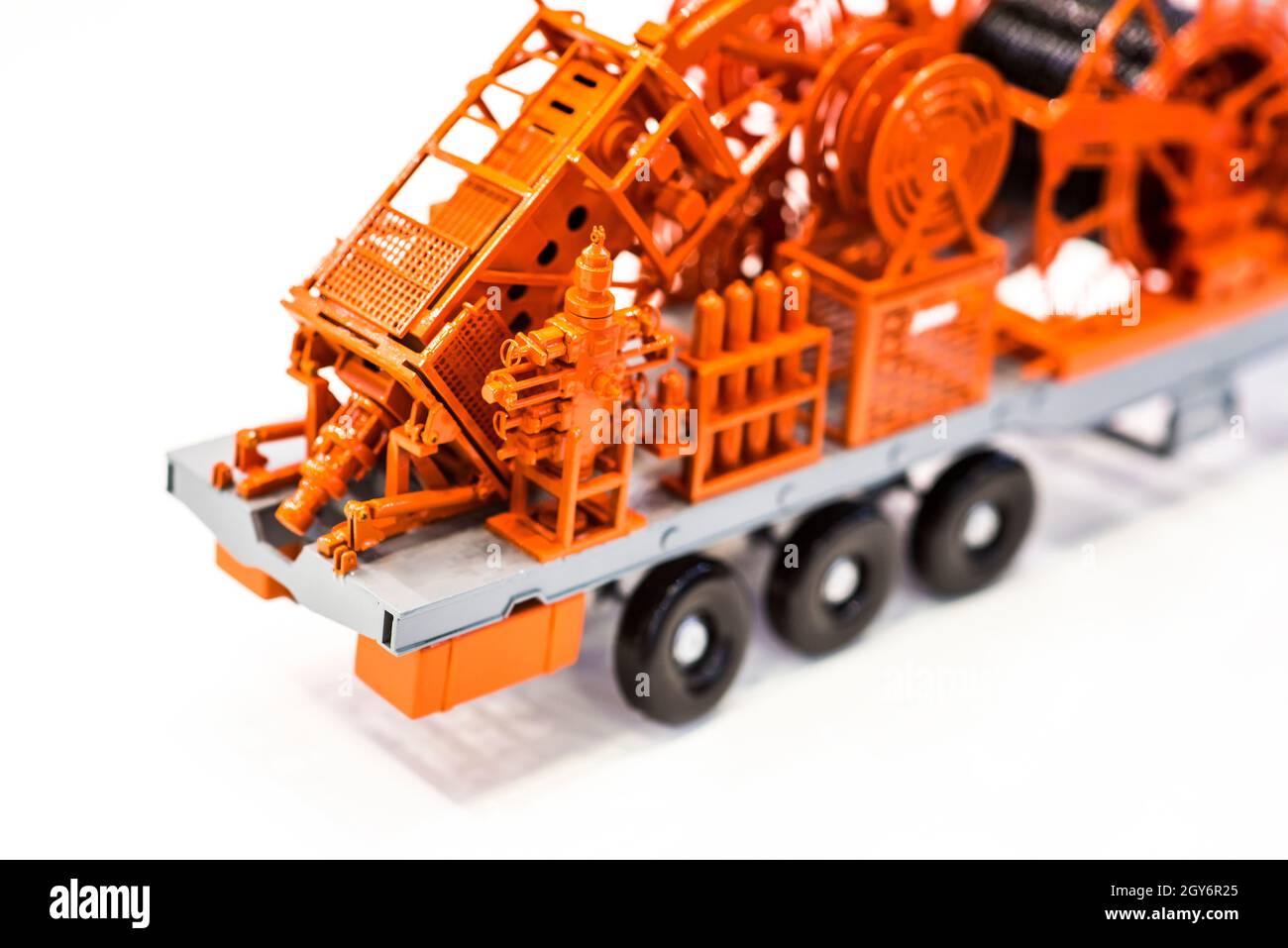 Coiled tubing unit machine for the oil production Stock Photo - Alamy