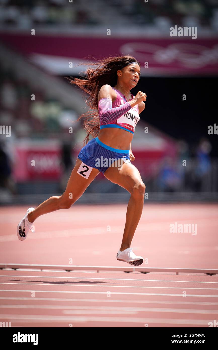 Gabrielle thomas tokyo medal hi-res stock photography and images - Alamy